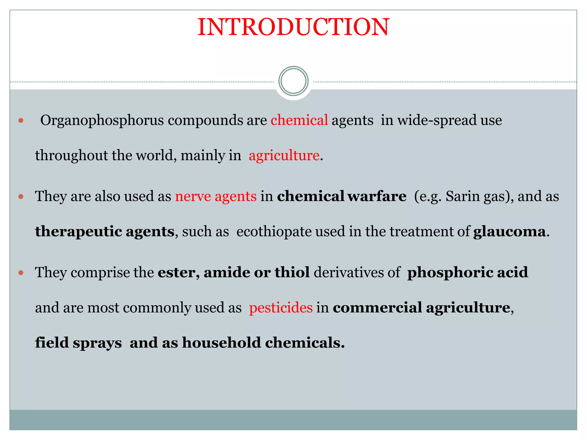 organo phosphorus poisoning | PPTX