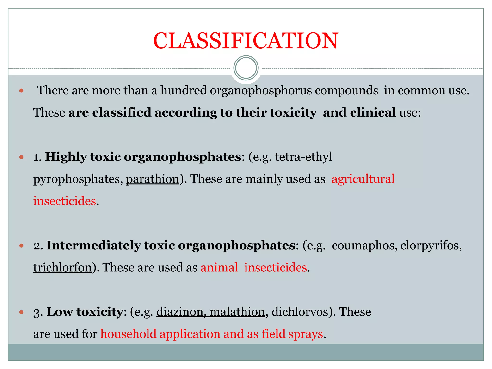 organo phosphorus poisoning | PPTX