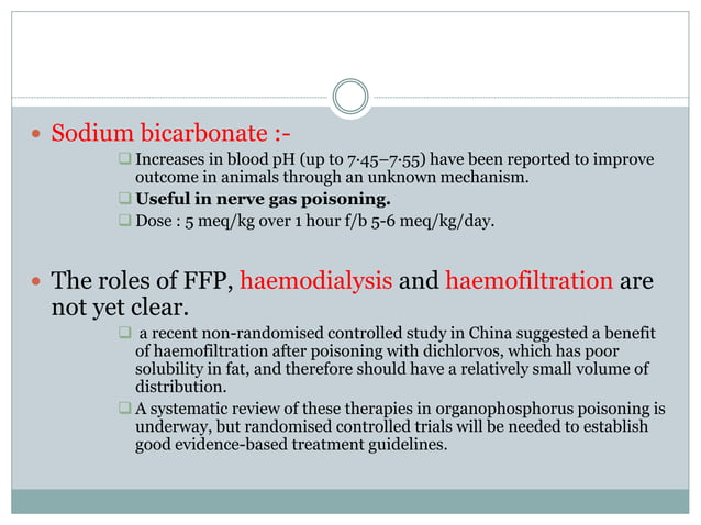 Organophosphorus poisoning final | PPTX | Diseases and Conditions ...