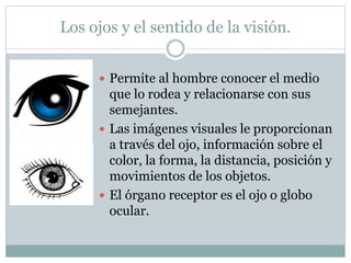 Organos de los sentidos | PPTX