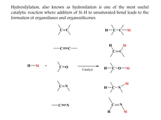 Organosilicon compounds | PPTX