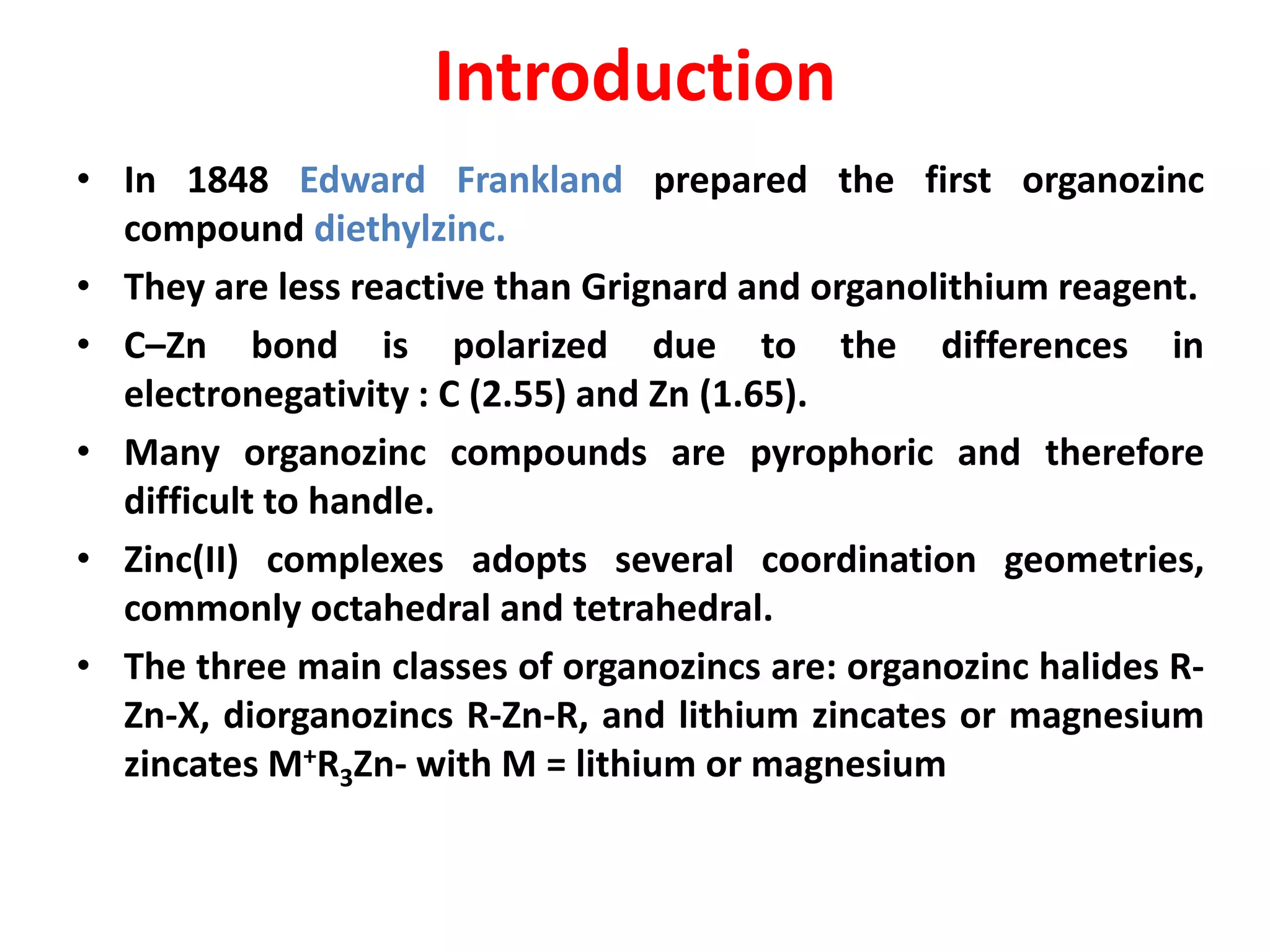 ORGANOZINC REAGENT | PPTX