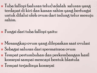 Organ reproduksi perempuan dan laki laki | PPTX