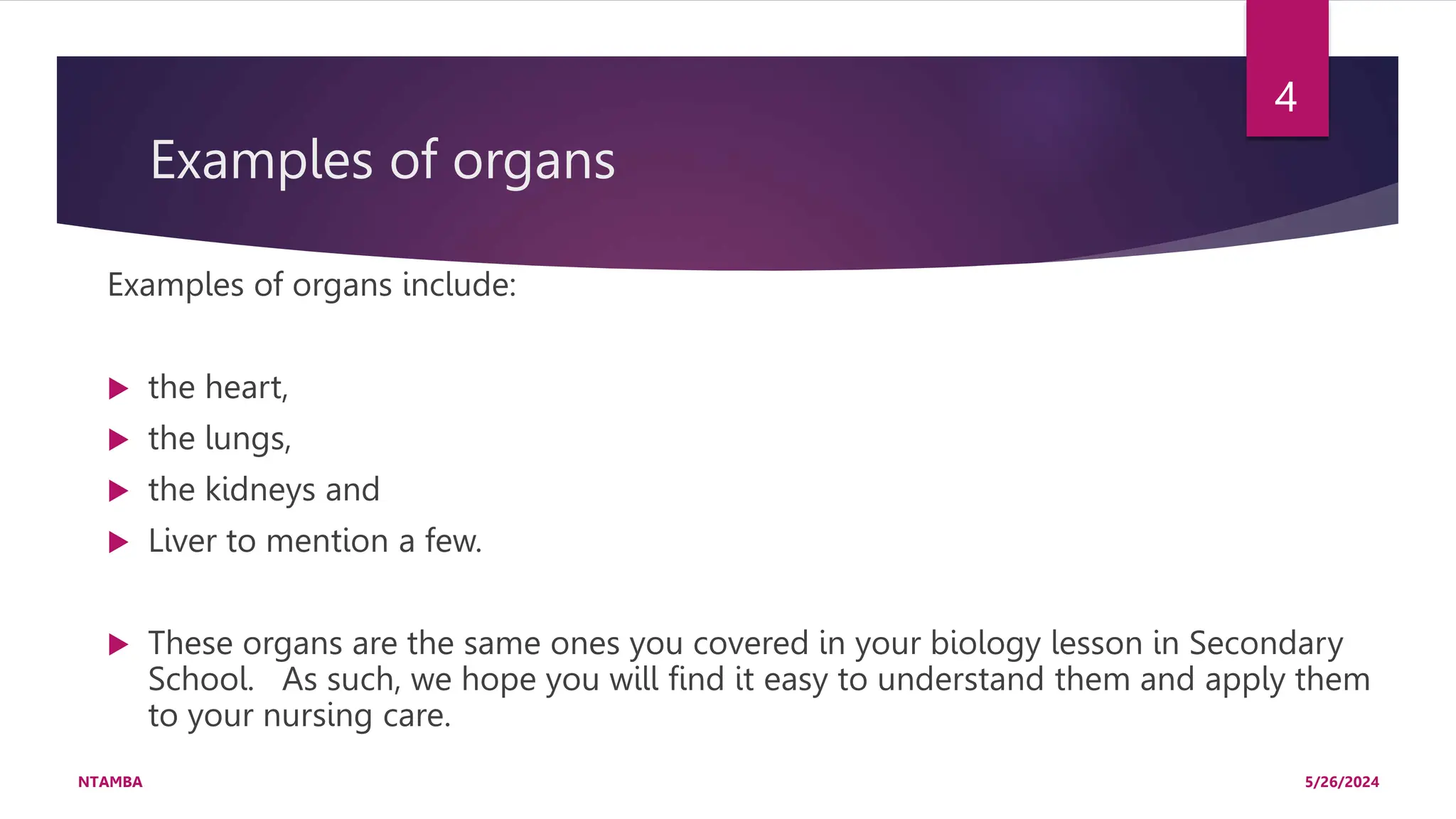 ORGANS AND SYSTEMS- ANATOMY AND PHYSIOLOGY.pptx