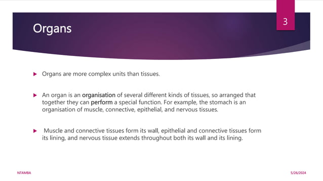 ORGANS AND SYSTEMS- ANATOMY AND PHYSIOLOGY.pptx