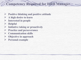 Organsing For Hrd | PPT