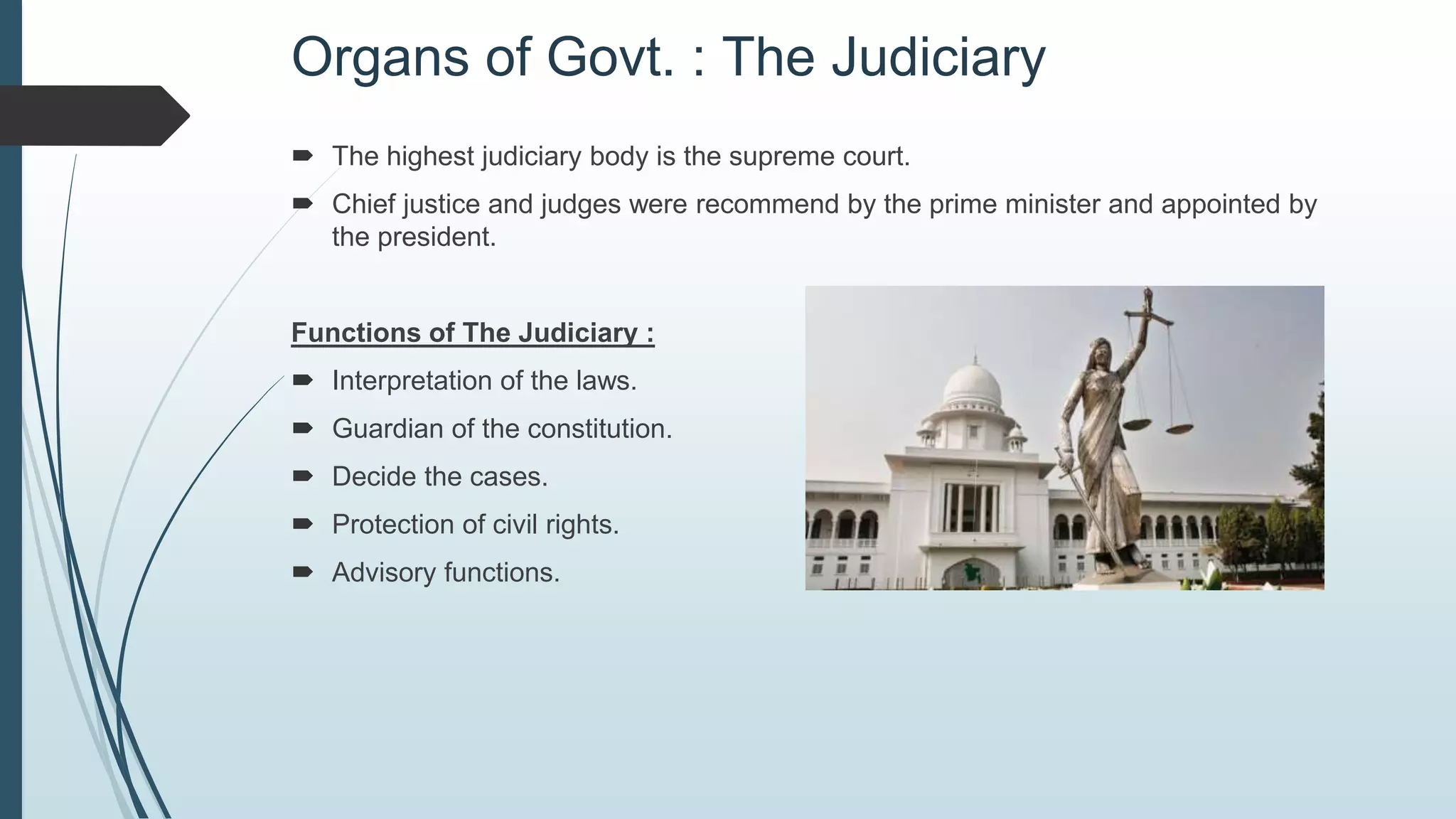 Organs of govt. | PPTX