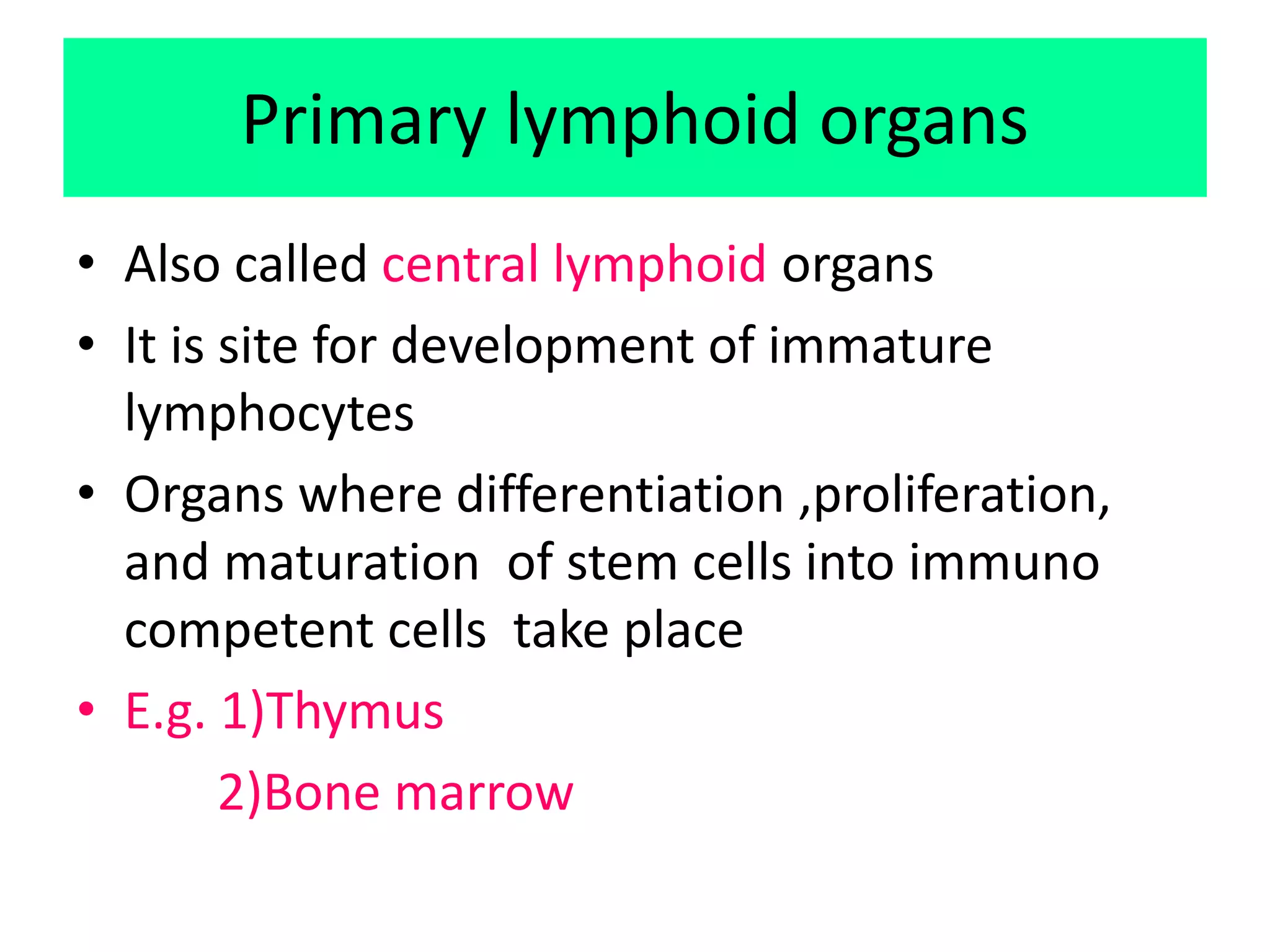 Organs of immune system | PPTX