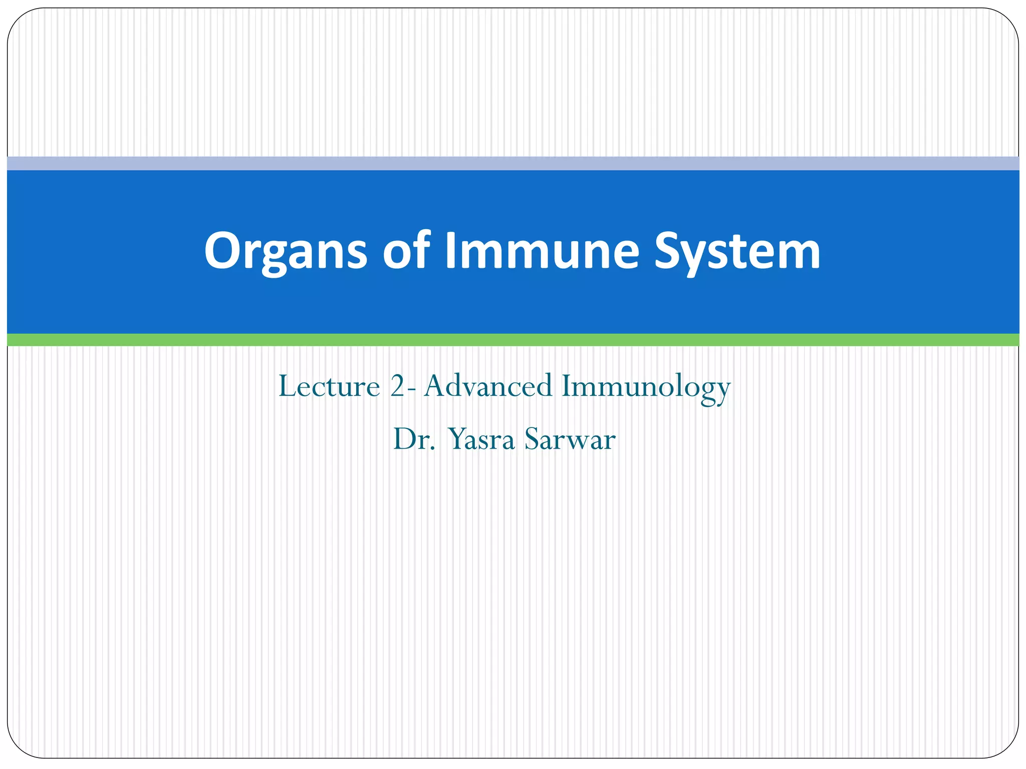 Organs Of Immune System Pdf
