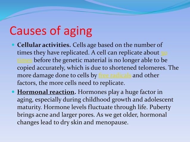 biology of aging | PPT