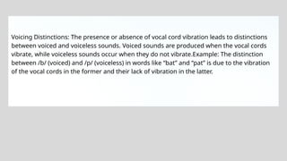 ORGANS OF SPEECH, production of speech sounds | PPTX