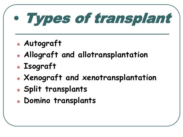 Organs transplant