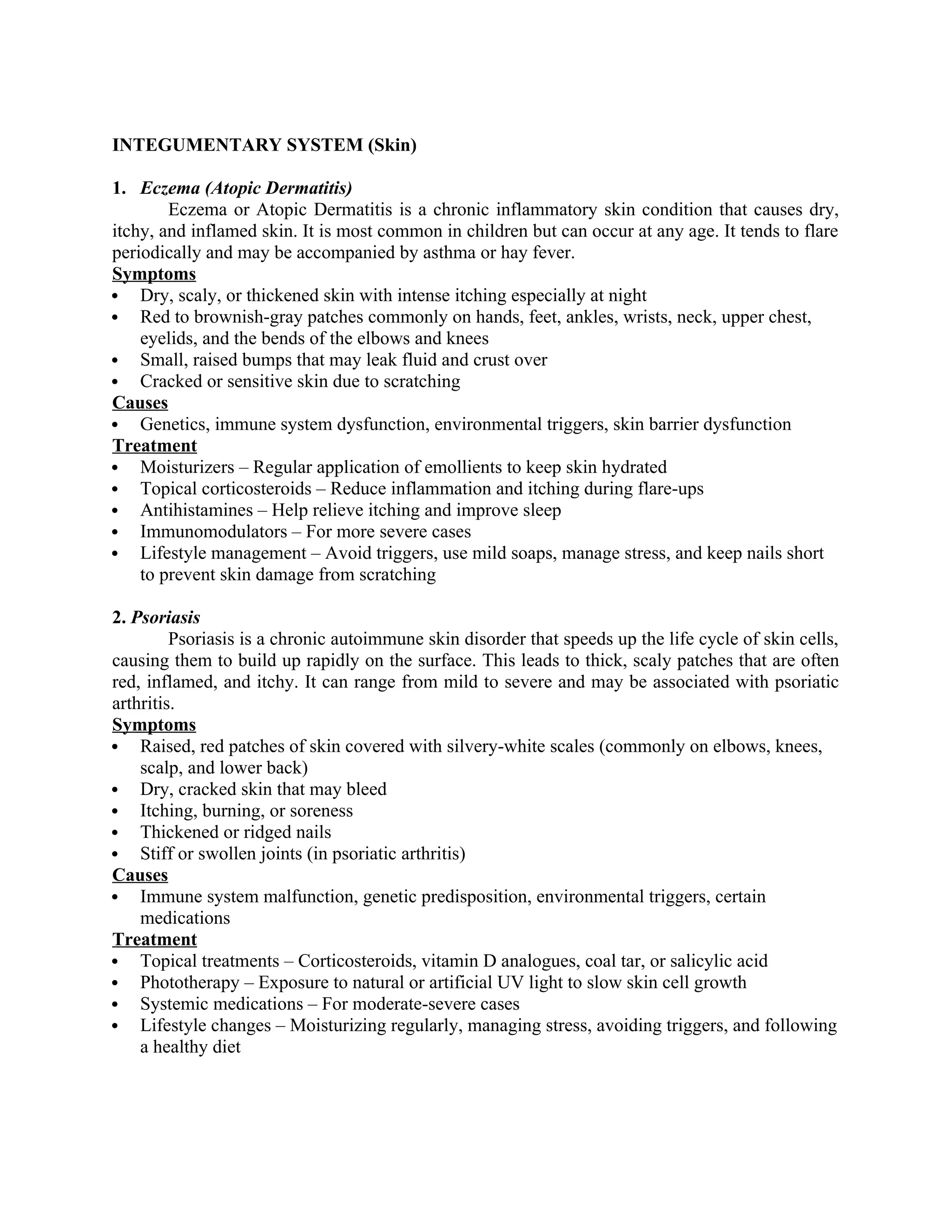 ORGAN SYSTEM DISORDERS Zoology Class Ass | DOCX