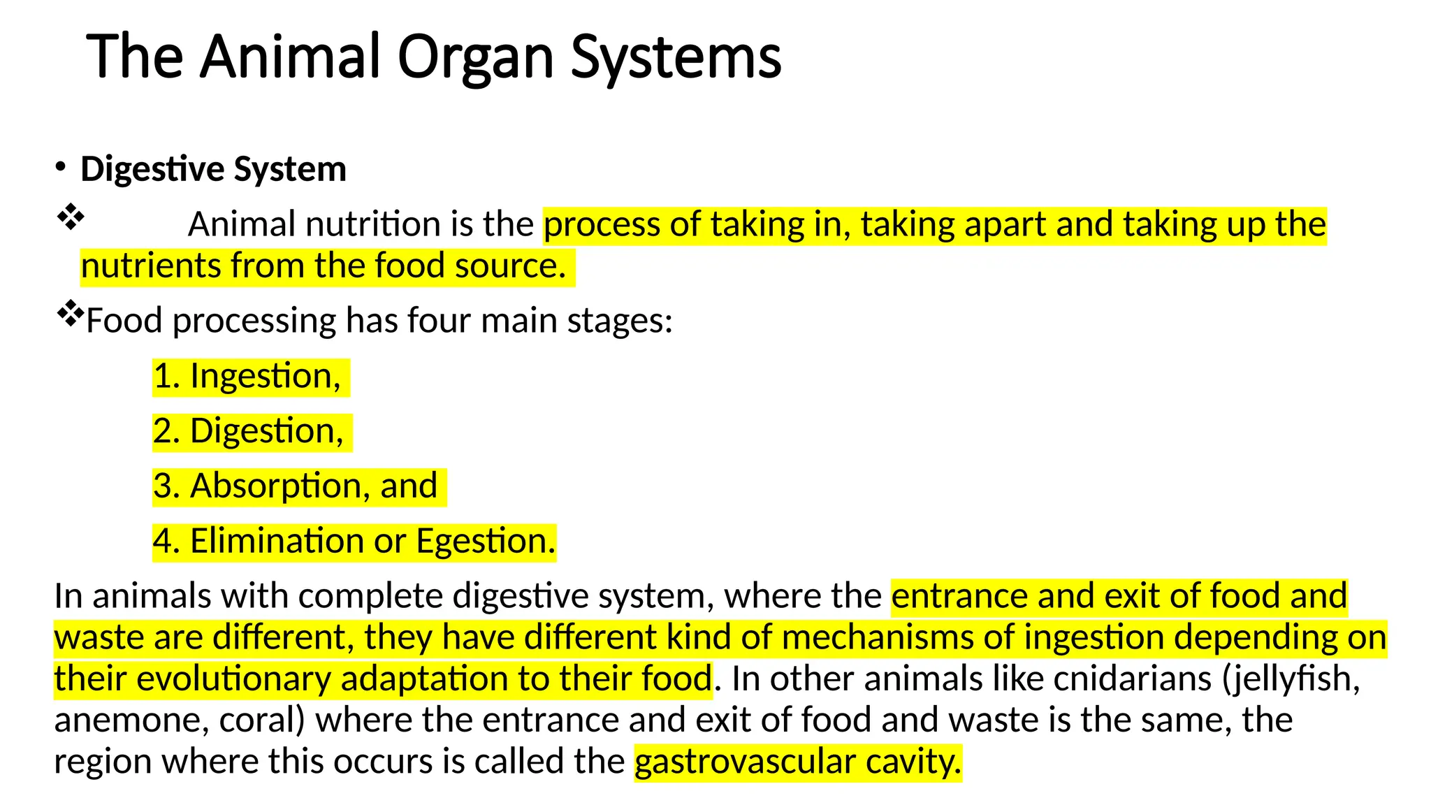 Organ Systems of Representative Animals.pptx