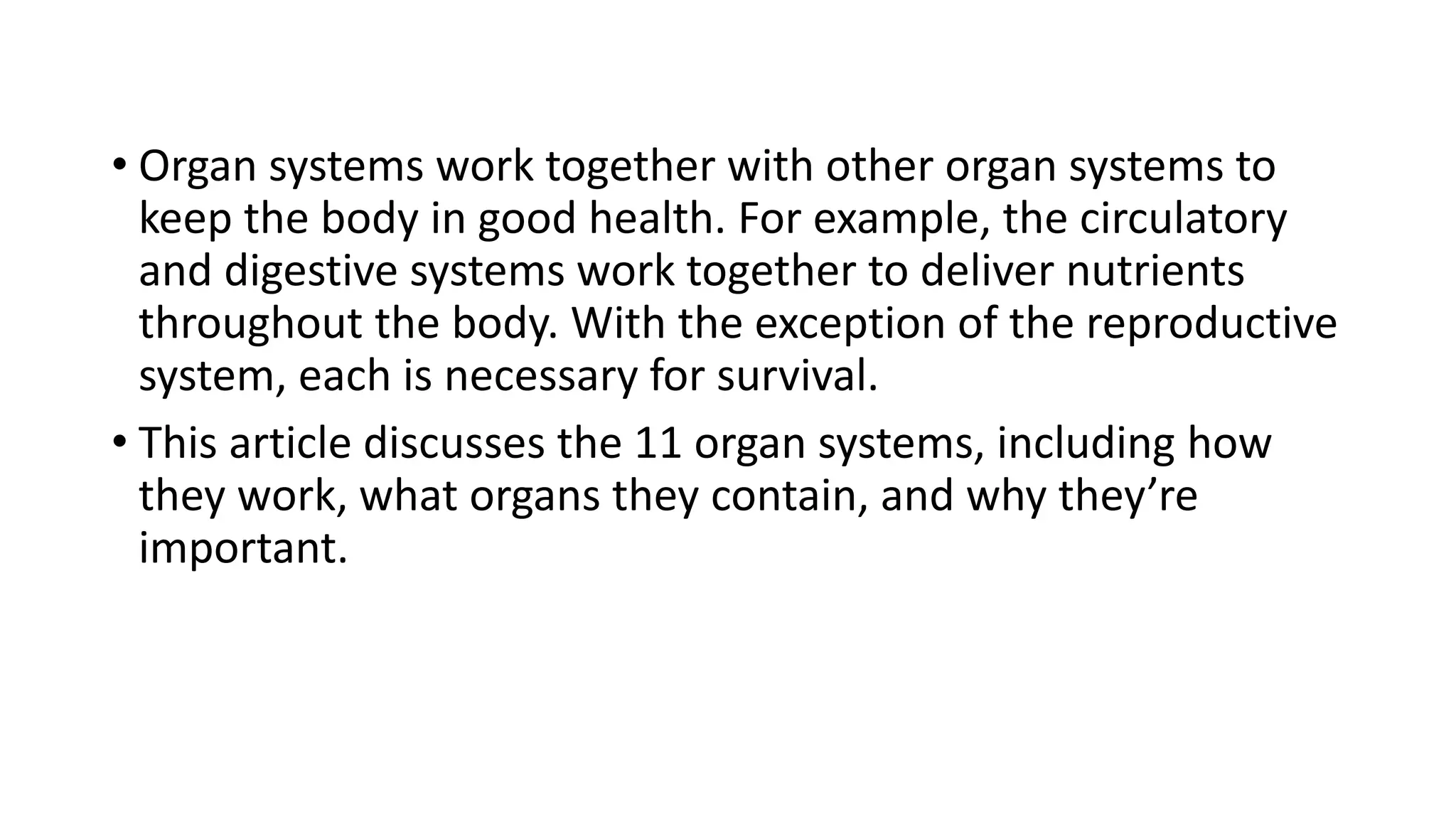 the different ORGAN SYSTEMS OF THE HUMAN BODY.pptx