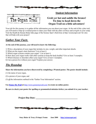 Organ trail | PDF