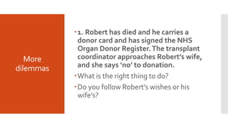 Ethics of Organ Transplantation | PPTX