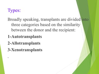Organ transplantation | PPT