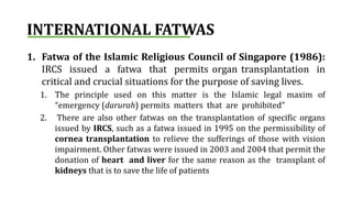 Organ Transplantation from Islamic Law Perspective | PDF