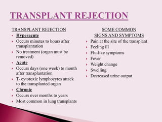 Organ transplantation ppt | PPTX