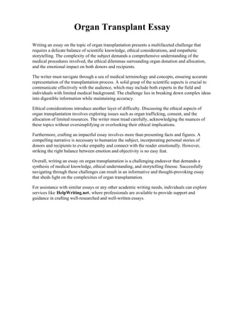 Organ Transplant Essay.pdf