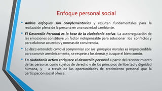 Enfoque del Área Personal Social | PPTX