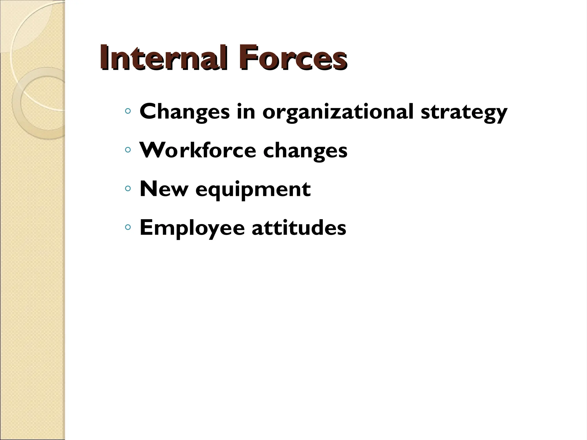 Organization Change Power Point Presentation | PPT