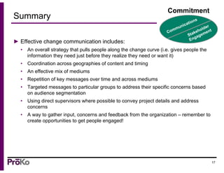 Org change communications strategy & tips | PDF