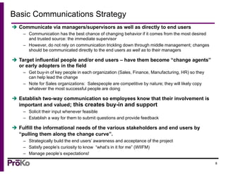 Org change communications strategy & tips | PPT