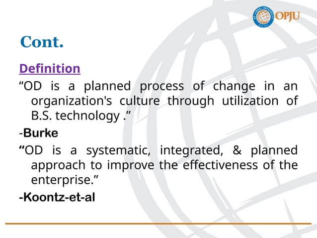 Organizational Change and Organizational Development | PPTX | Business Administration | Business