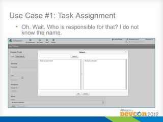 Orgchart for Alfresco lightning talk | PPT