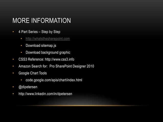 Org Chart jQuery/SharePoint/Google Charting Mashup | PPTX | Web Design and HTML | Internet