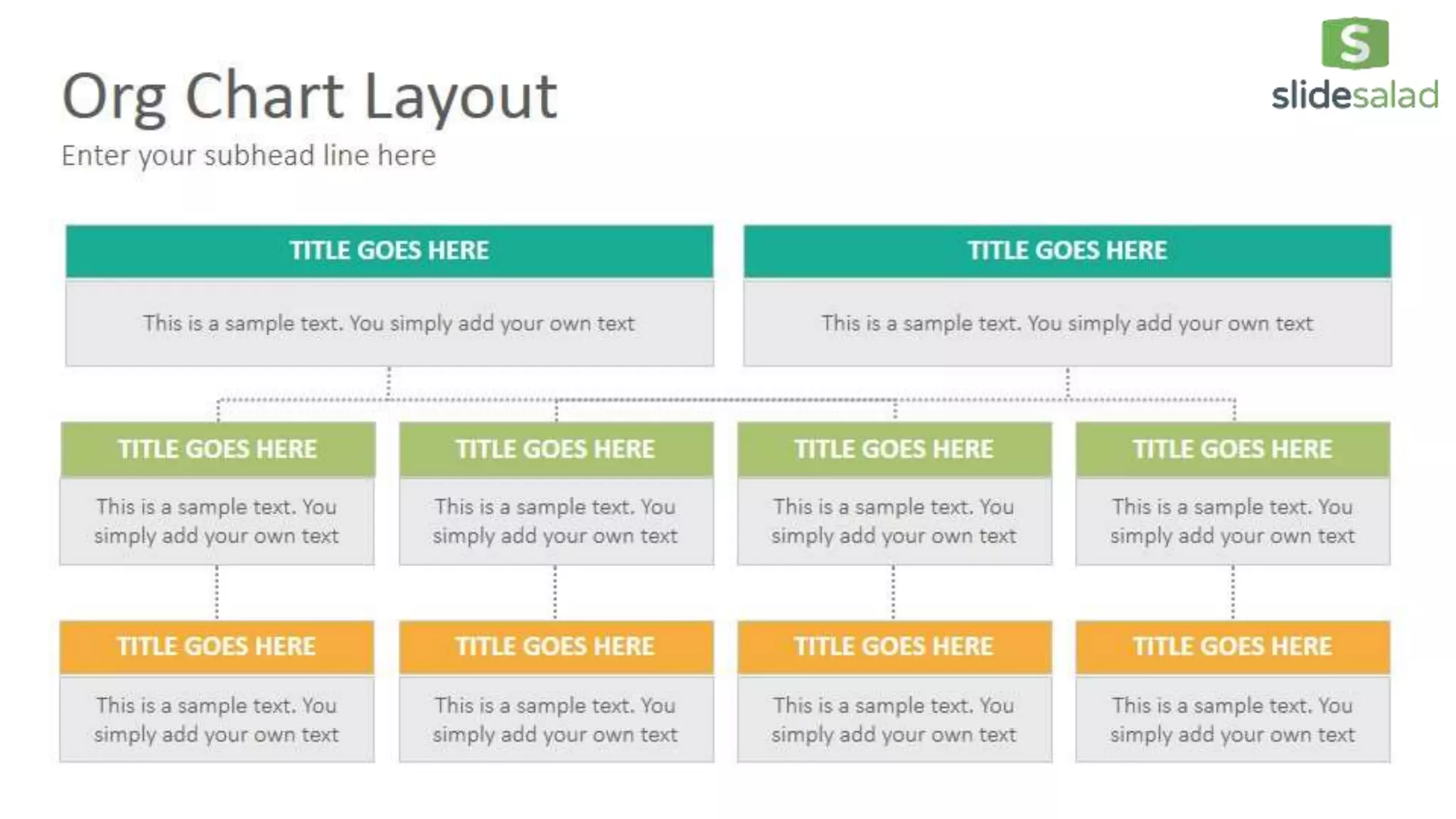 Org Charts Diagrams Google Slides Presentation Template - SlideSalad | PPT