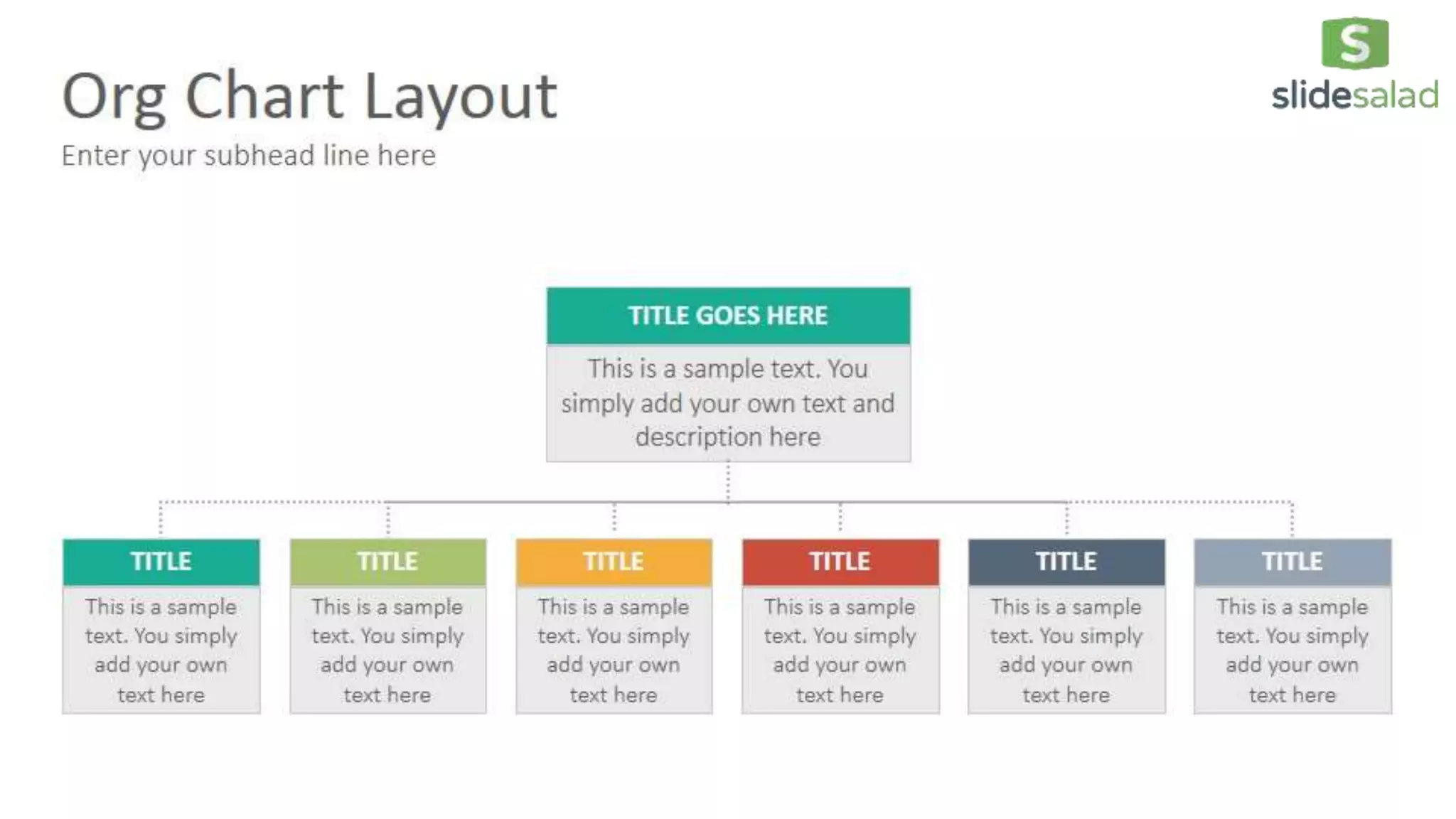 Org Charts Diagrams Google Slides Presentation Template - SlideSalad | PPT
