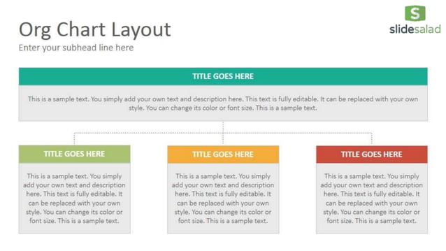 Org Charts Diagrams Google Slides Presentation Template - SlideSalad | PPT