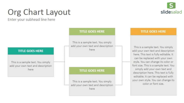 Org Charts Diagrams Google Slides Presentation Template - SlideSalad | PPT