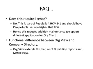 Org chart viewer and mobile company directory | PPTX