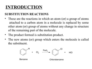 ELECTROPHILIC AROMATIC SUBSTITUTION REACTION | PPT