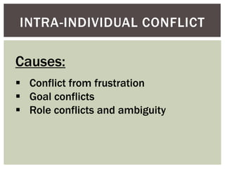 Organizational conflicts presentation | PPTX | Science