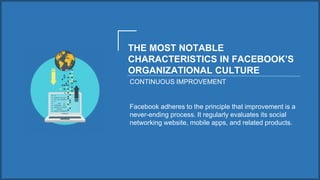 Organizational Culture - Facebook | PPTX