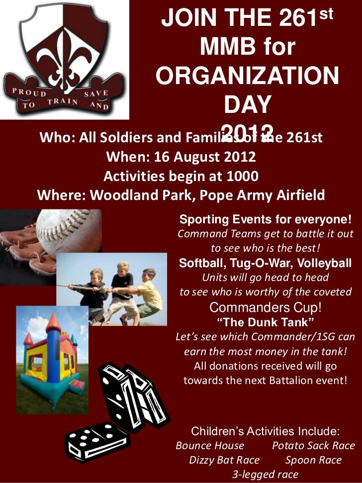 Org day flyer