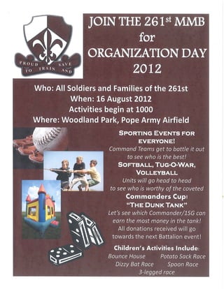 Org day flyer | PDF