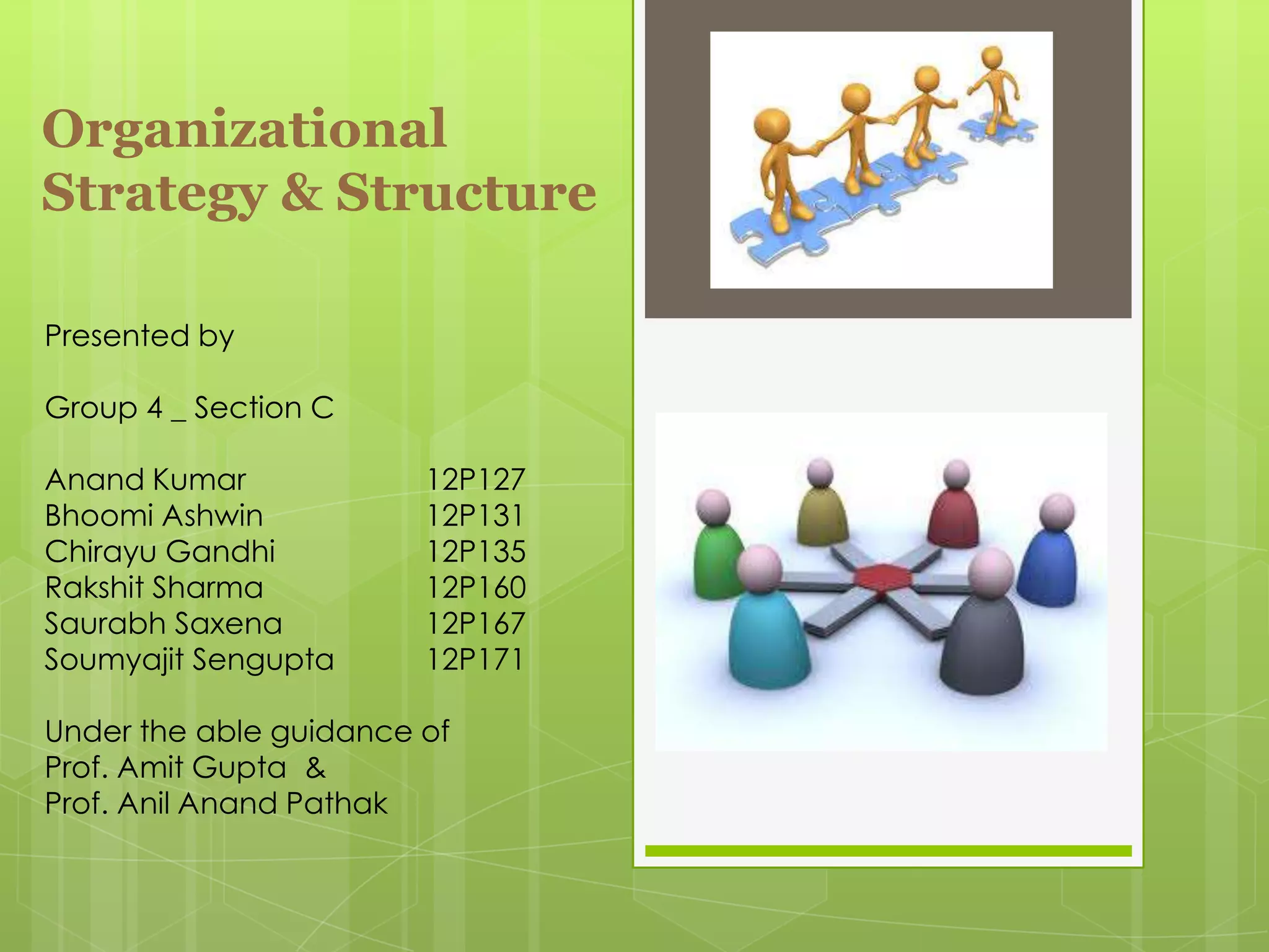Org design & change strategy & structure | PPTX