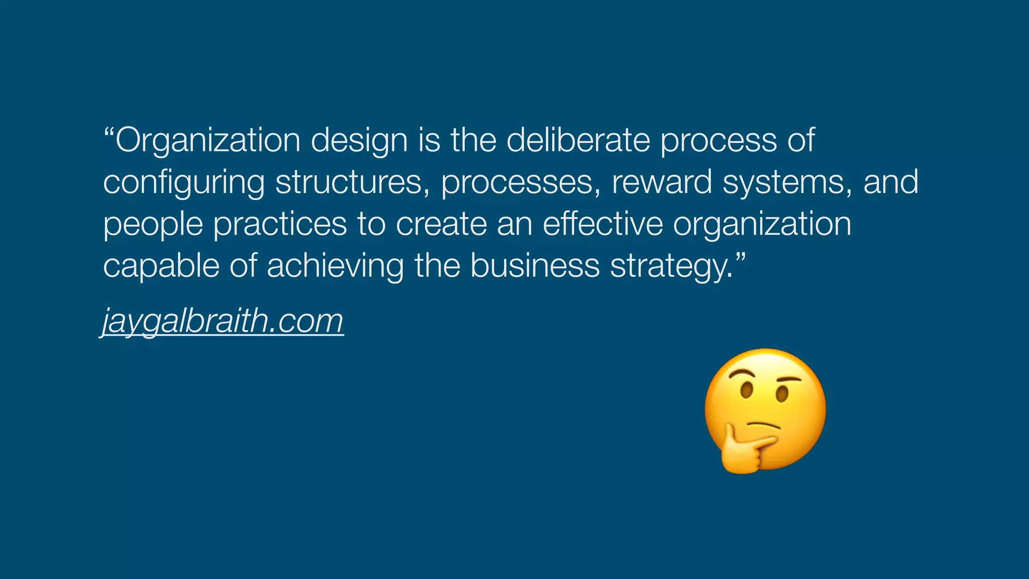 Org Design is (Largely) Information Architecture | PPT