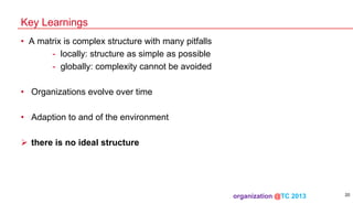 Organization theory and design 08 2013 | PDF