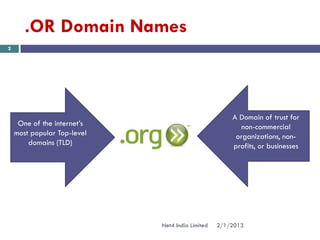 Org domain names | PPT