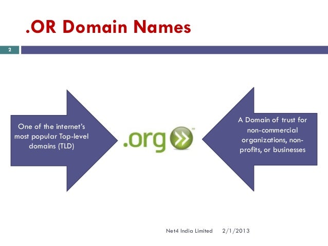 Org domain names