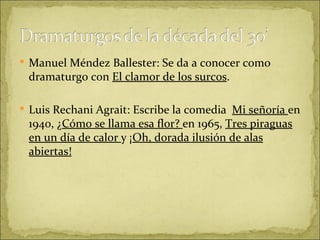 Orígenes de la dramaturgia puertorriqueña contemporánea | PPT