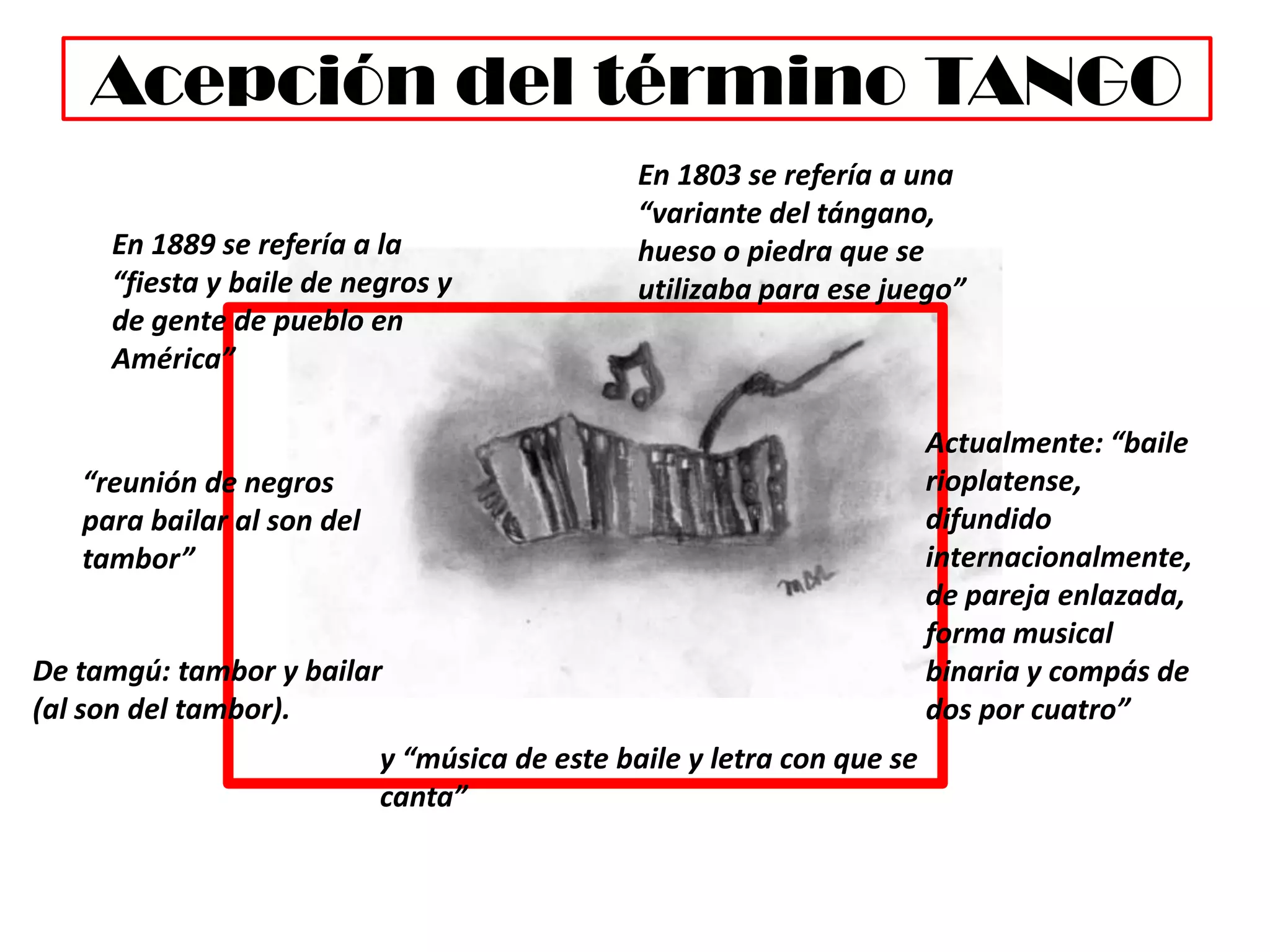 OríGenes E Historia Del Tango | PPTX | Musicals | Genres