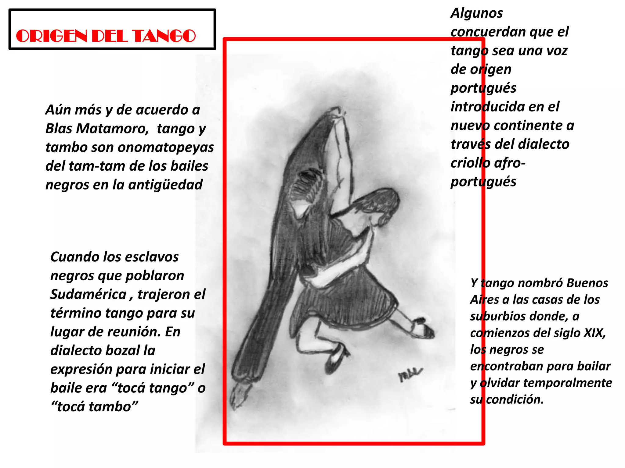 OríGenes E Historia Del Tango | PPTX | Musicals | Genres